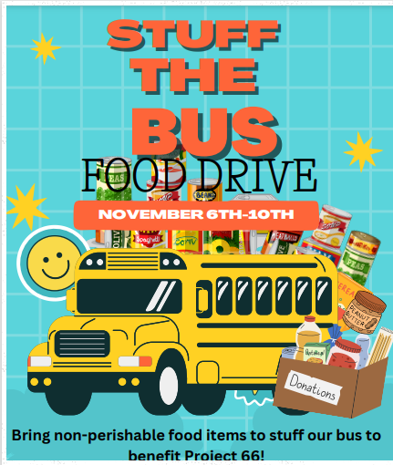 Stuff the bus food drive | Washington Irving Elementary School
